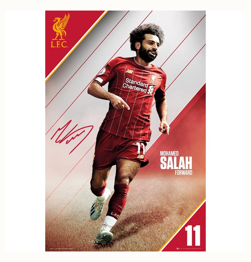 Mo Salah Liverpool FC Team Poster – City Soccer Plus