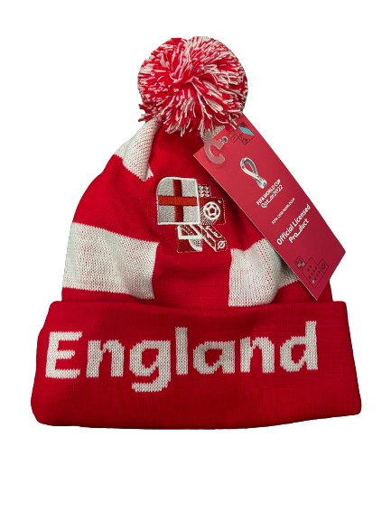 2022 FIFA World Cup England Pom Beanie – City Soccer Plus